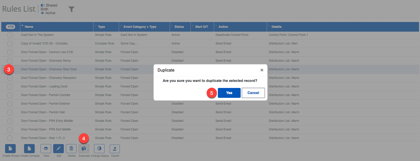 Duplicate a Rule - BluINFO Duplicate a Rule - BluINFO